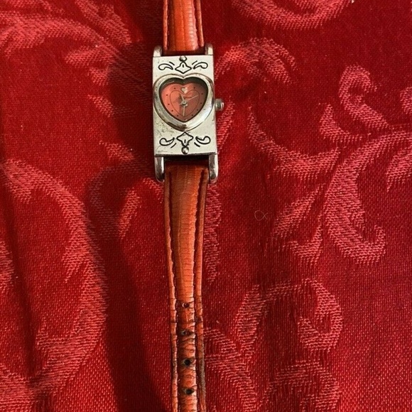 Brighton | Accessories | Brighton Santa Paula Red Heart Watch | Poshmark
